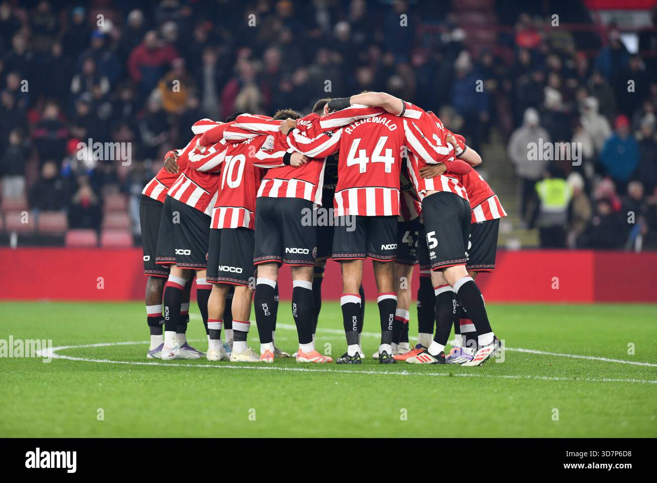 during the Sheffield United v Portsmouth EFL Sky Bet Championship match ...