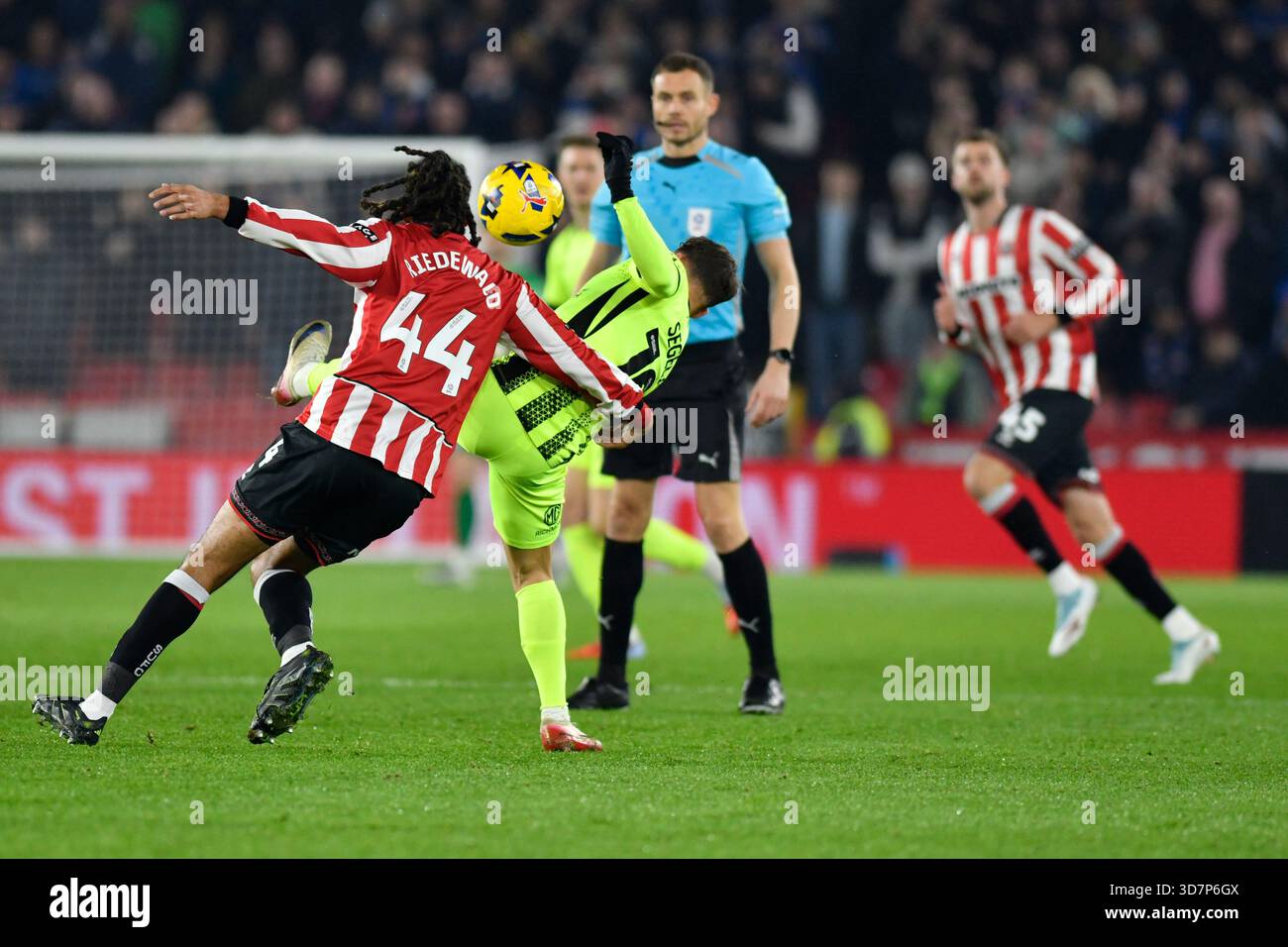 during the Sheffield United v Portsmouth EFL Sky Bet Championship match ...