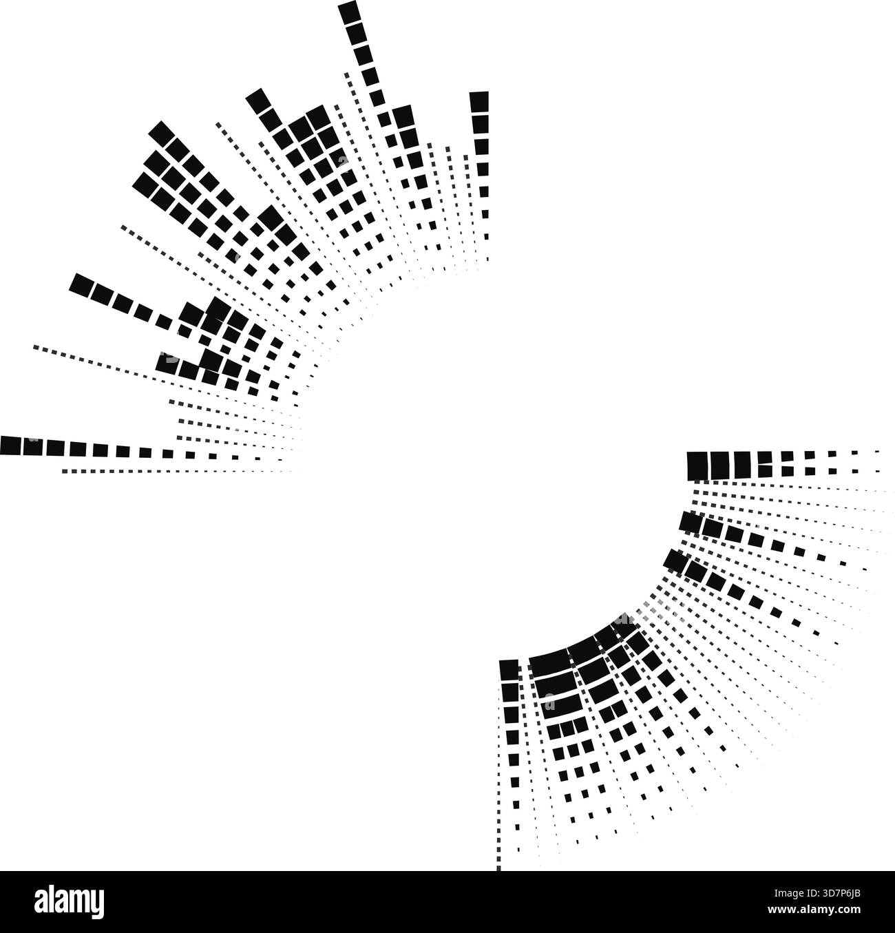 Design with two concentrated beams of long square-composed rays ...