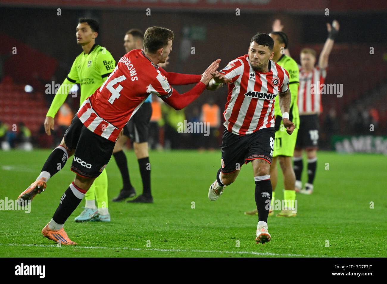 during the Sheffield United v Portsmouth EFL Sky Bet Championship match ...