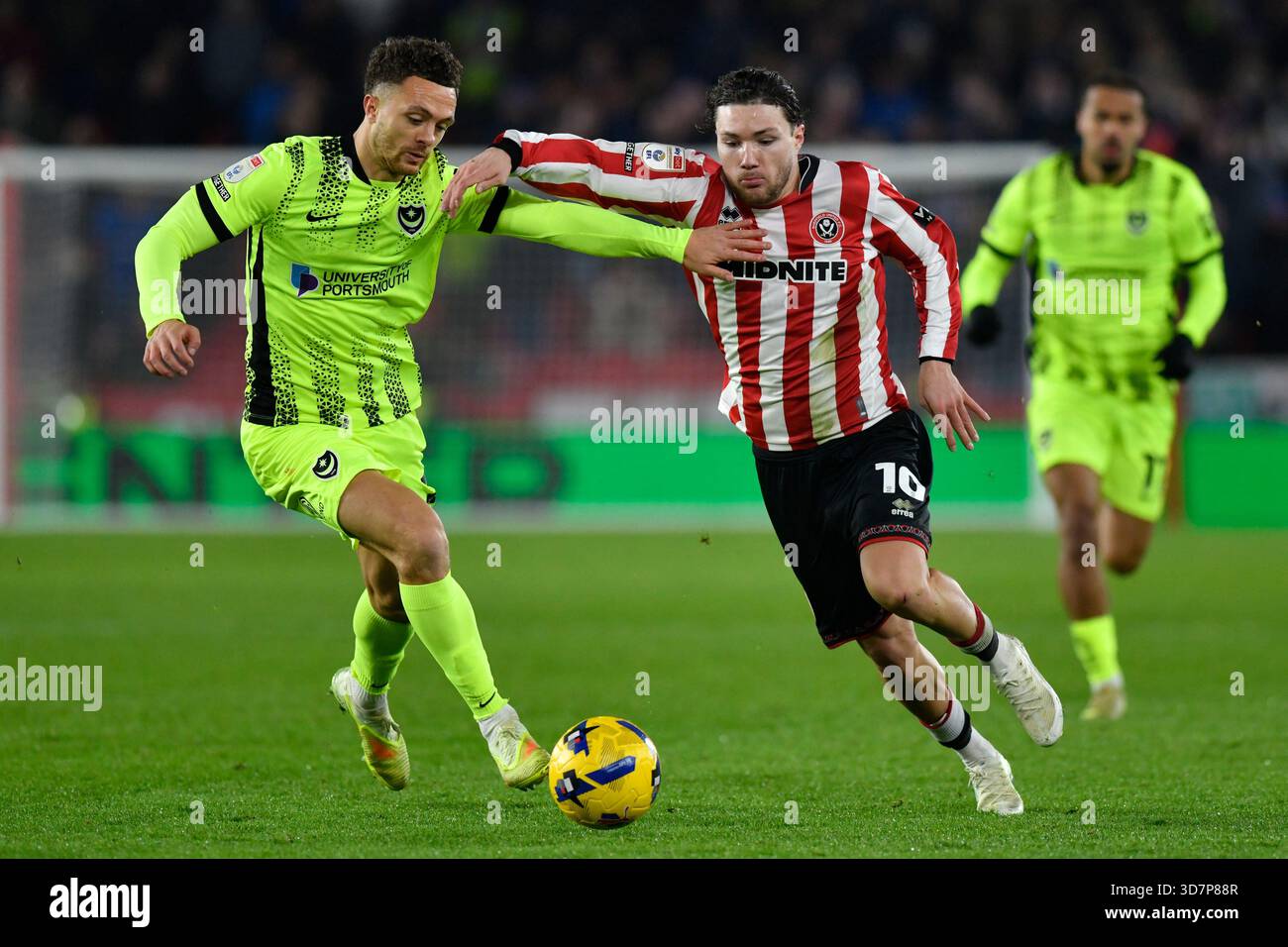 during the Sheffield United v Portsmouth EFL Sky Bet Championship match ...