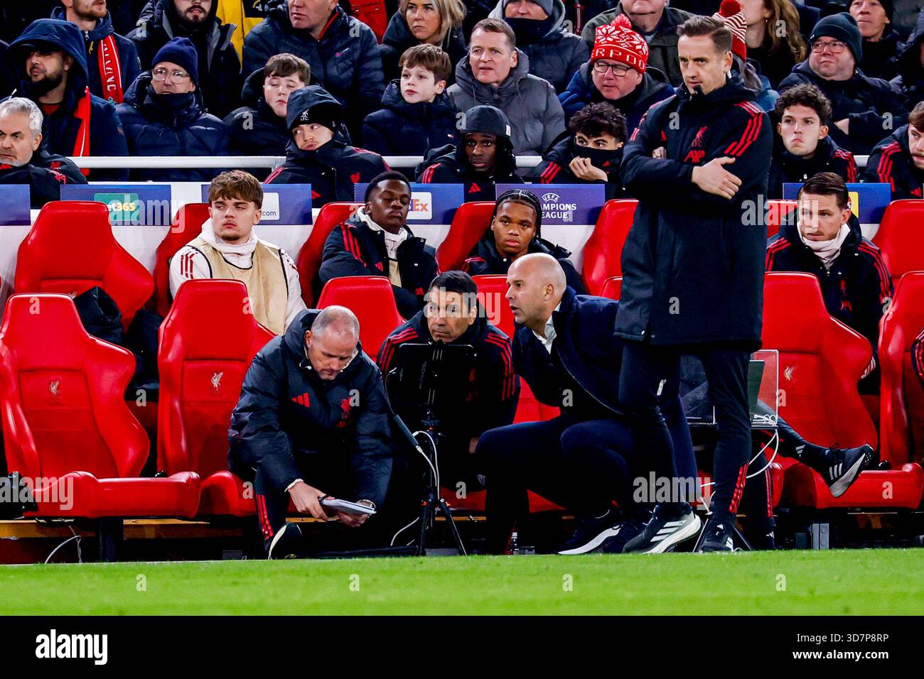 assistant coach Sipke Hulshoff of Liverpool FC and assistant coach ...