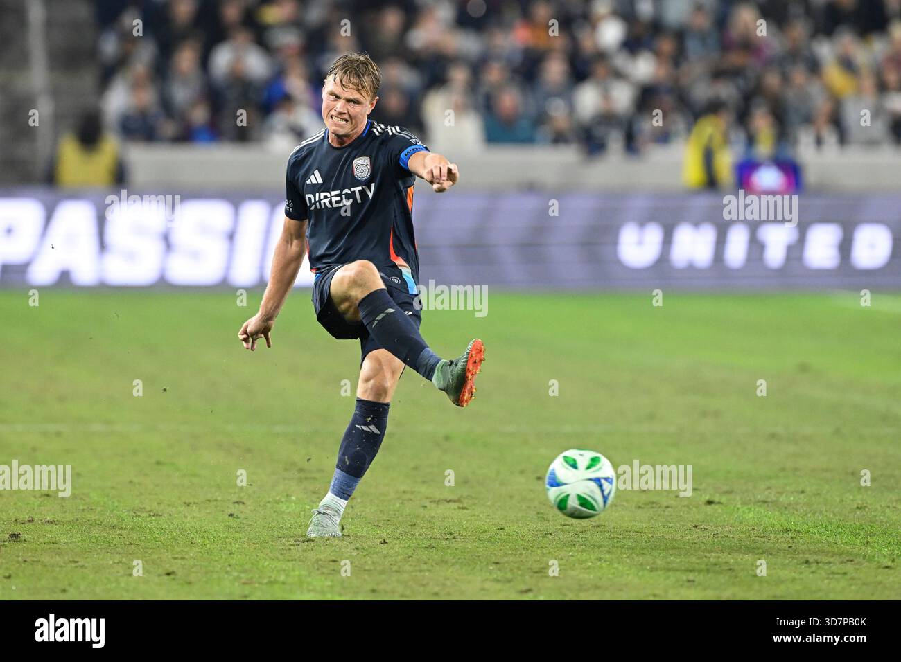 San Diego FC defender Jeppe Tverskov (6) plays during the second half ...