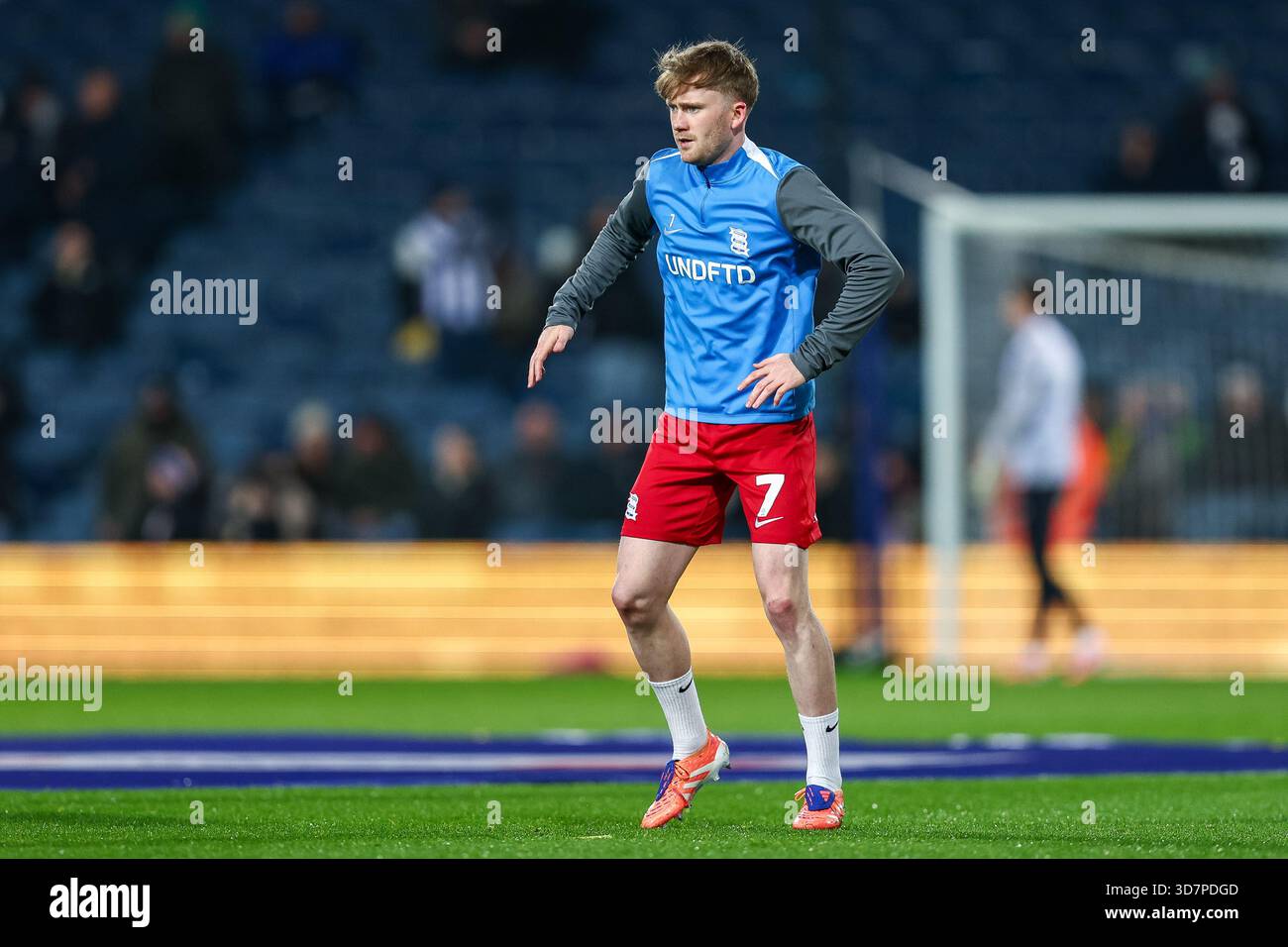 7, Tommy Doyle of Birmingham City at warm up during the Sky Bet ...