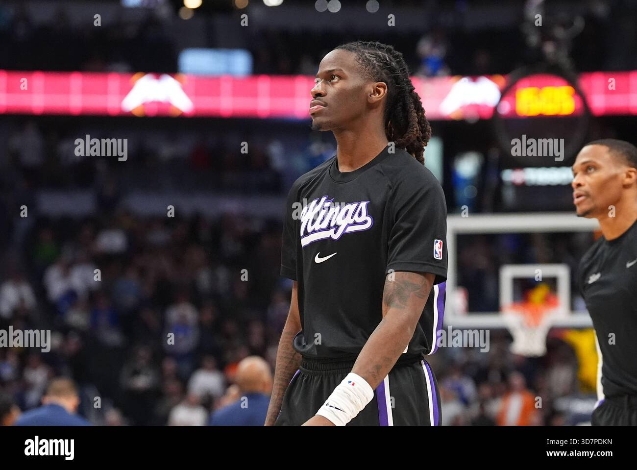 Sacramento Kings guard Keon Ellis (23) in the first half of an NBA ...