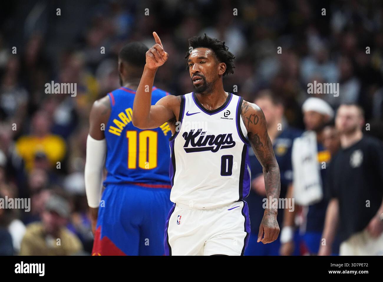 Sacramento Kings guard Malik Monk (0) in the second half of an NBA ...