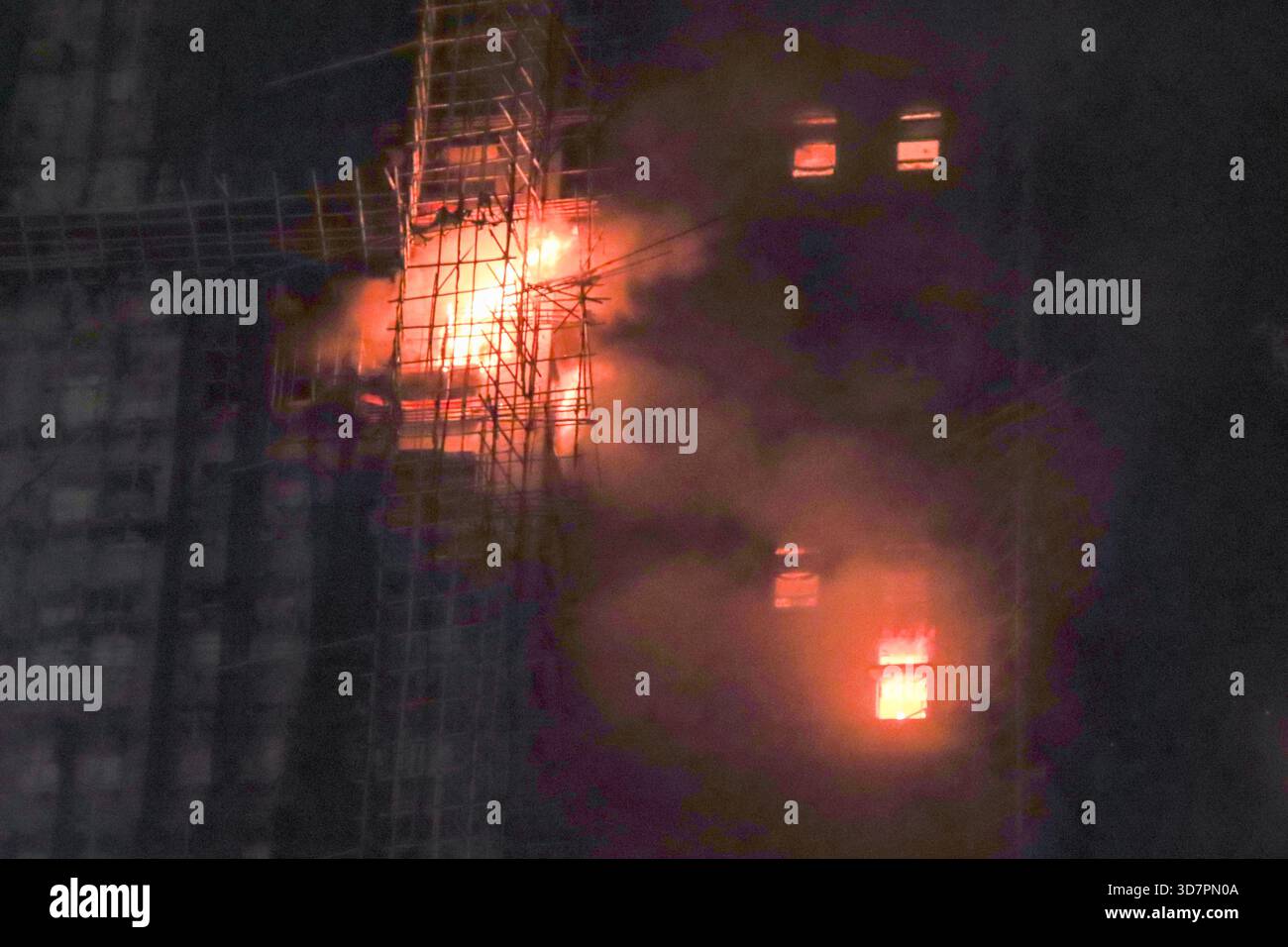 Outlook of Wang Fuk Court buildings on November 26, 2025 in Hong Kong ...