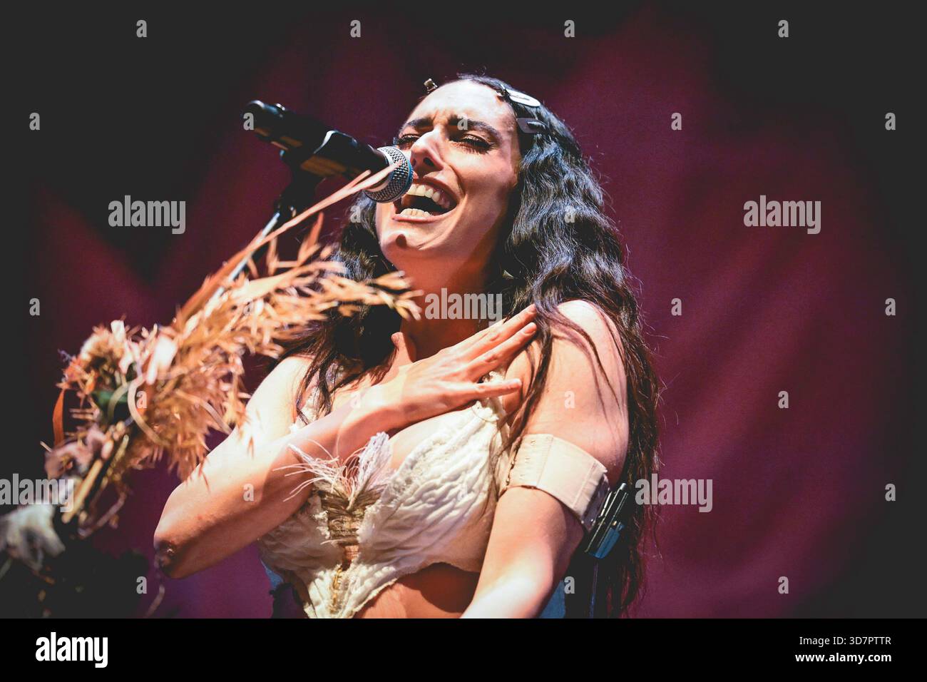 The Italian singer writer Carola Moccia better known as La Niña ...