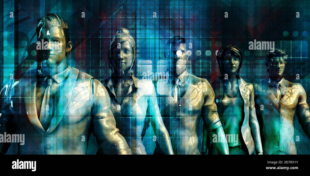 Artificial Intelligence For Human Capital Transformation Stock Photo ...