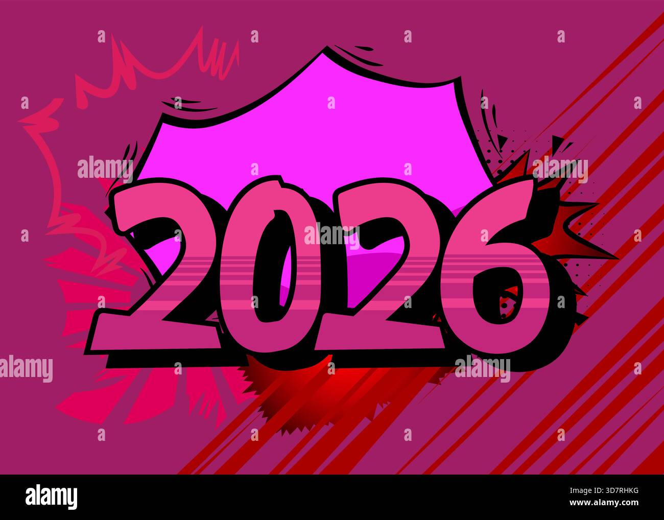 Cartoon 2026 comic book hi-res stock photography and images - Alamy