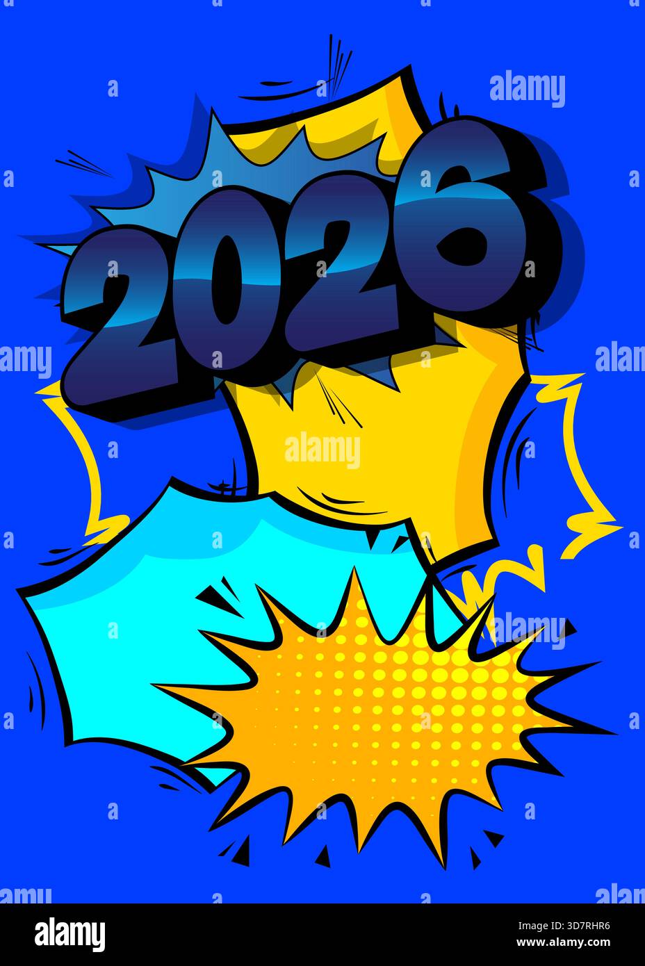 Cartoon 2026 comic book hi-res stock photography and images - Alamy