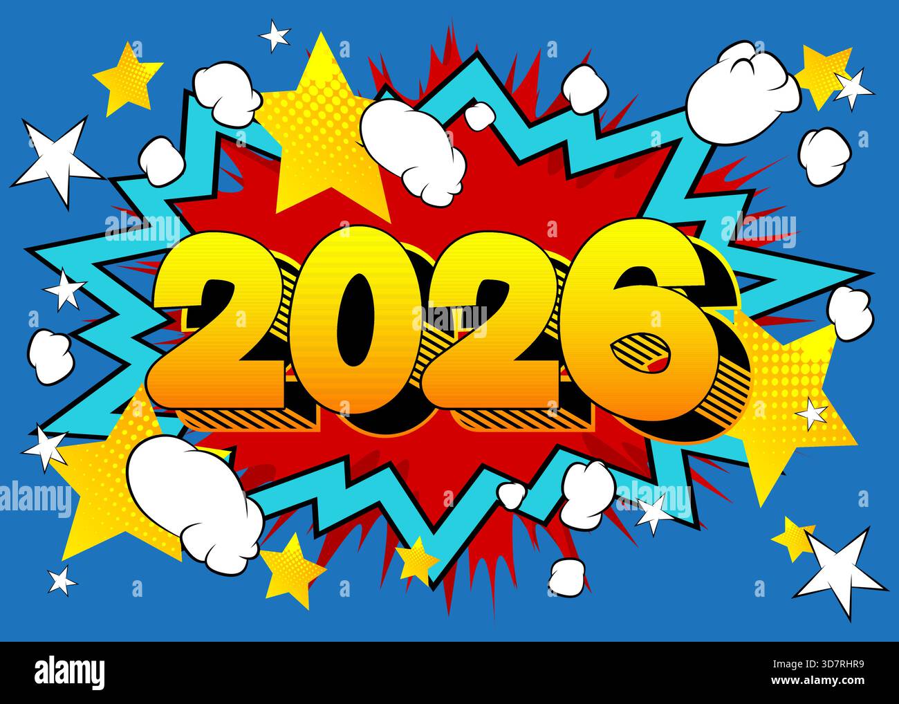 Cartoon 2026 comic book hi-res stock photography and images - Alamy