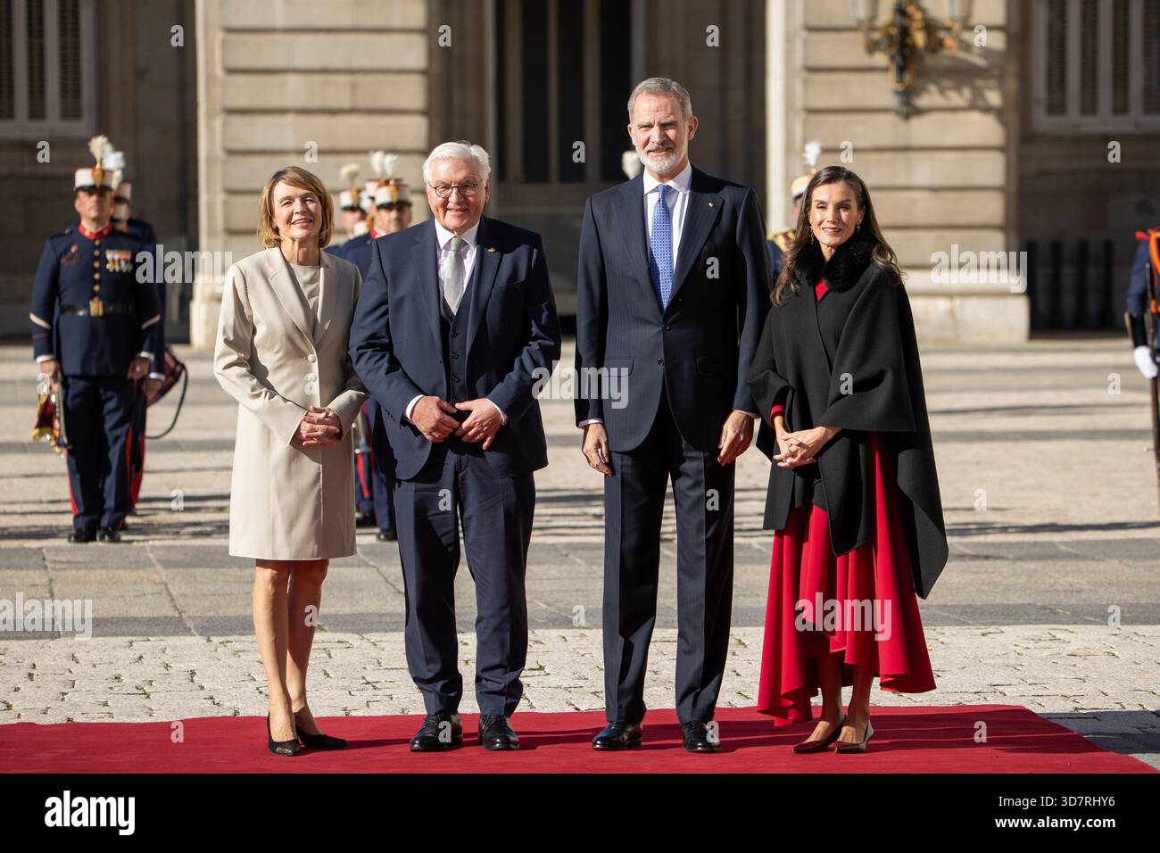 From left to right: German First Lady Elke Büdenbender, President of ...