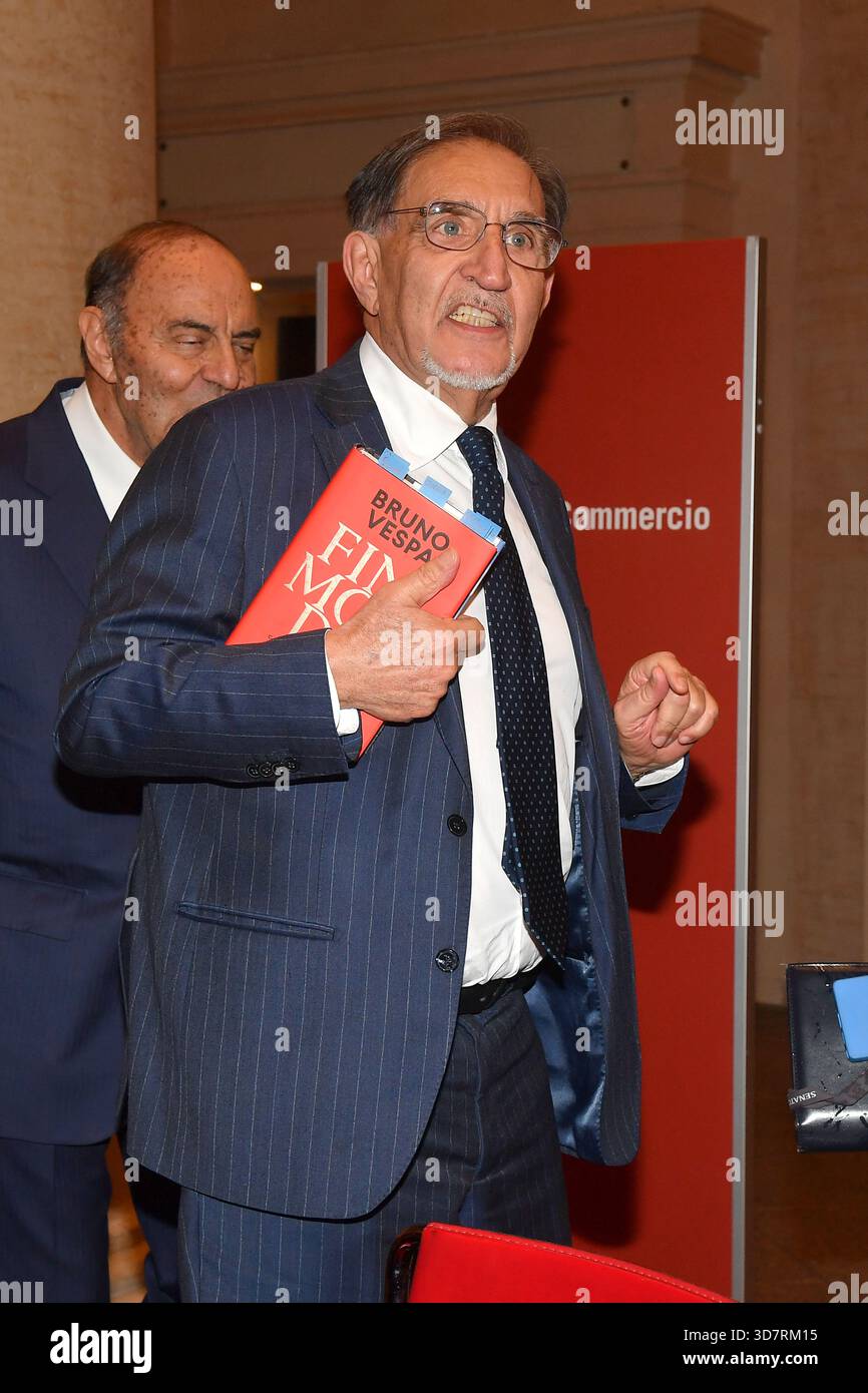 Rome, Temple of Hadrian Presentation of Bruno Vespa's book "Fine World ...