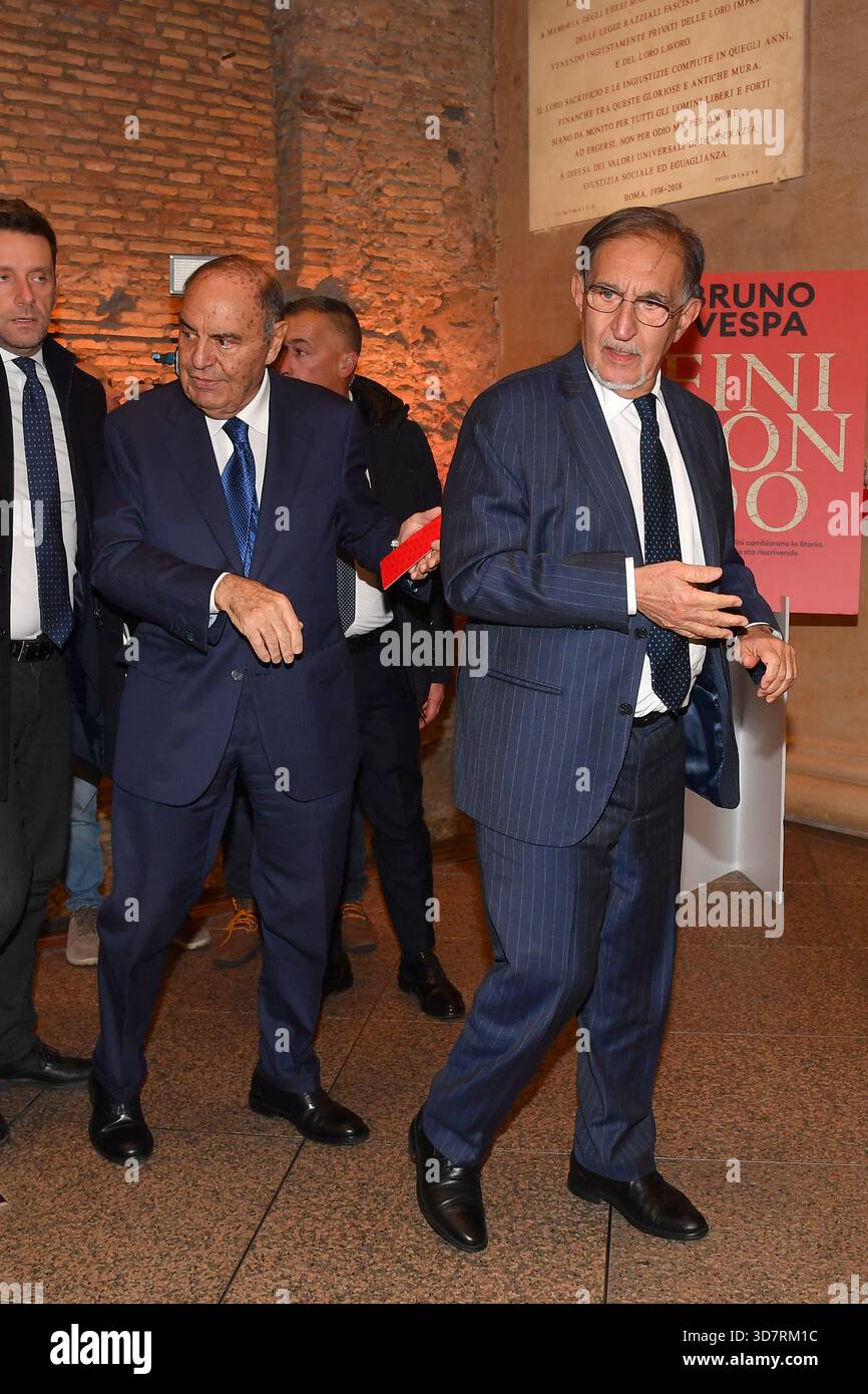 Rome, Temple of Hadrian Presentation of Bruno Vespa's book "Fine World ...