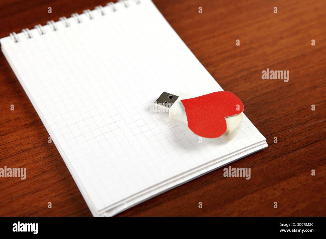Blank writing pad heart hi-res stock photography and images - Alamy