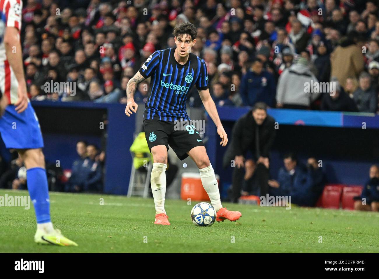 Alessandro Bastoni of Internazionale dseen in action during UEFA ...