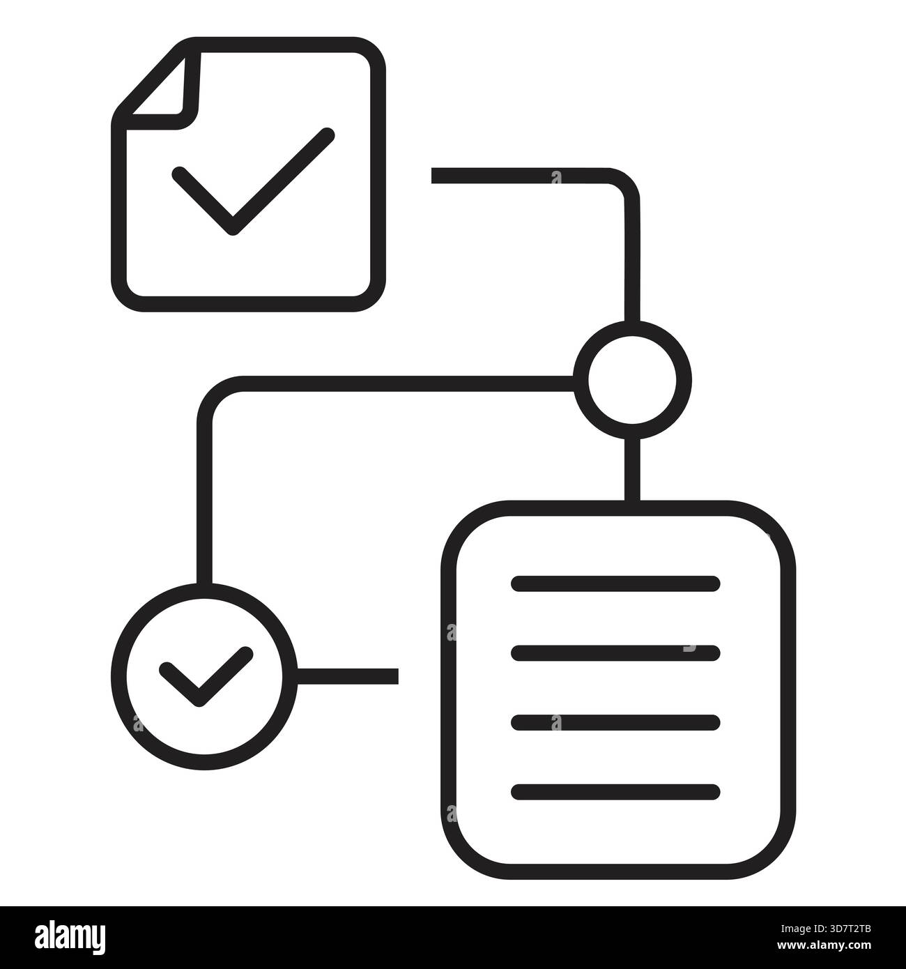 Project planning workflow management Cut Out Stock Images & Pictures ...