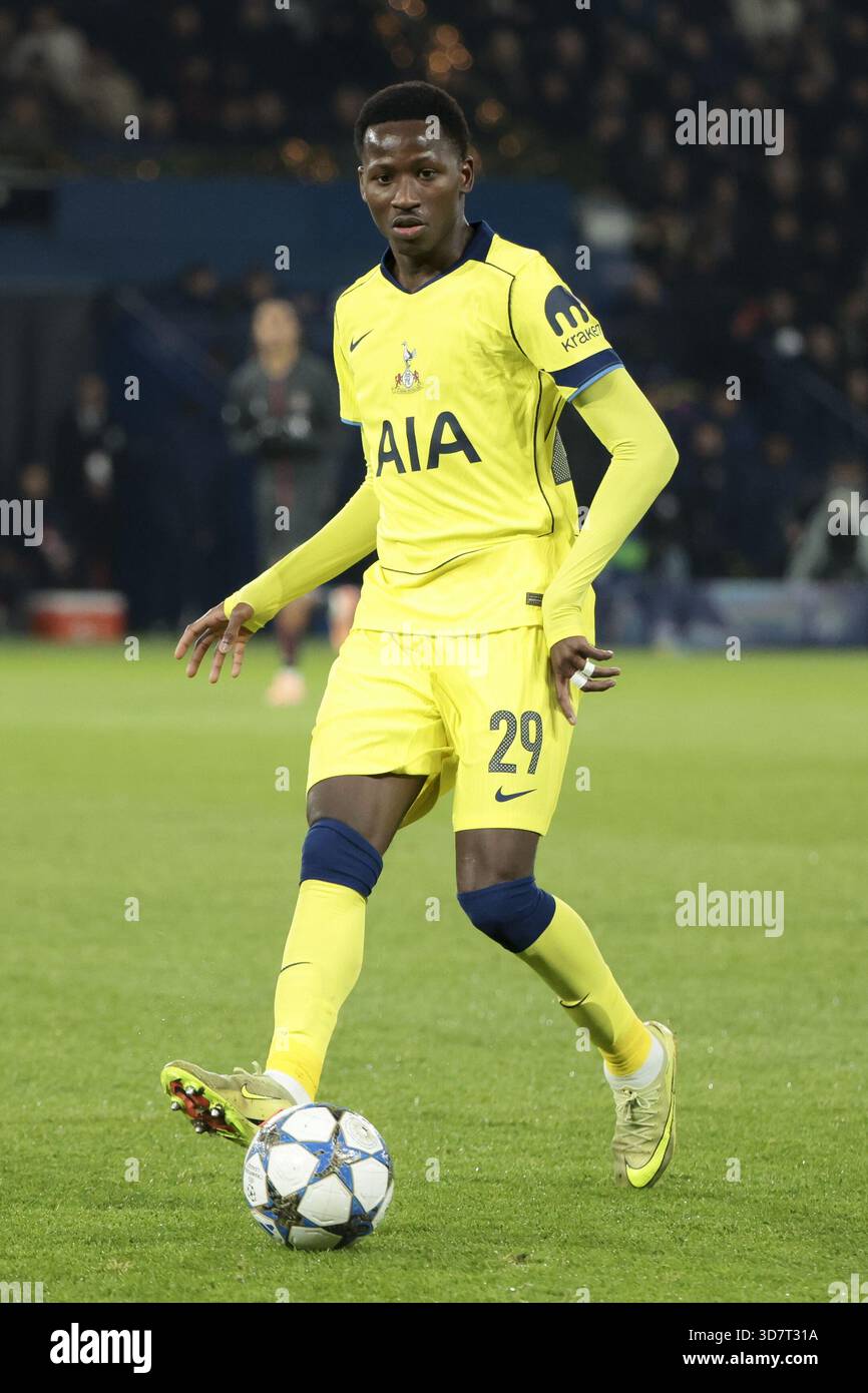 Pape Matar Sarr of Tottenham during the UEFA Champions League, League ...