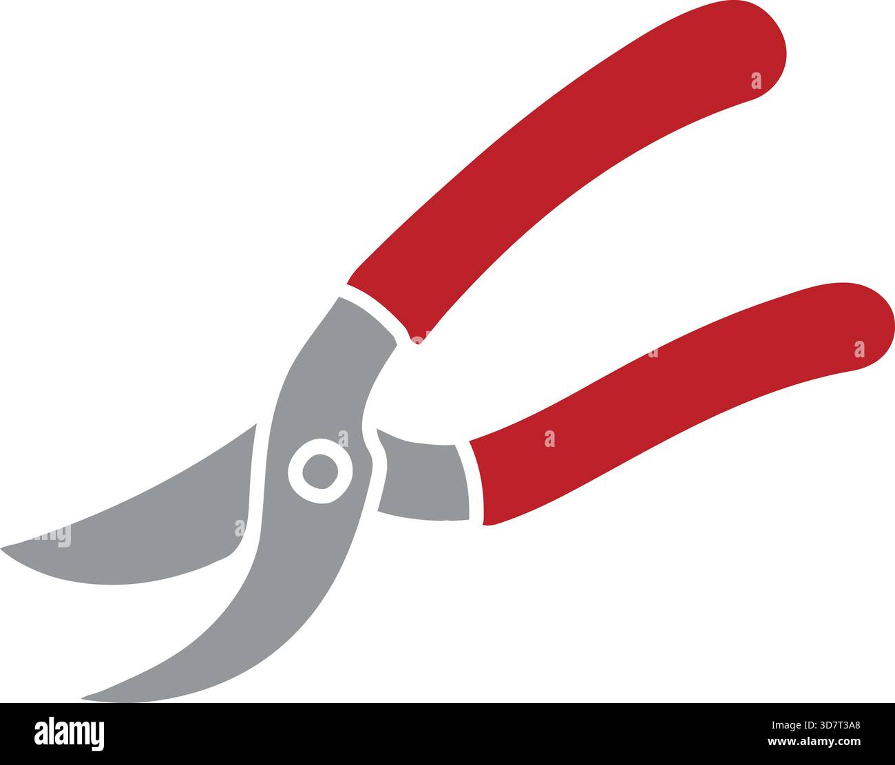Pair garden pruning shears Stock Vector Images - Alamy