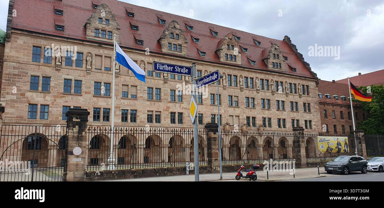 Historical building where Nuremberg Trials took place after World War 2 ...