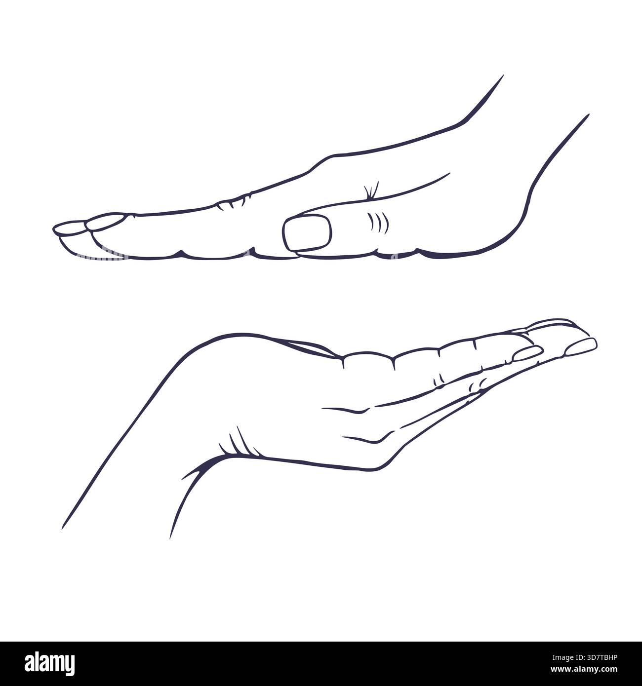 Side view two empty Stock Vector Images - Alamy