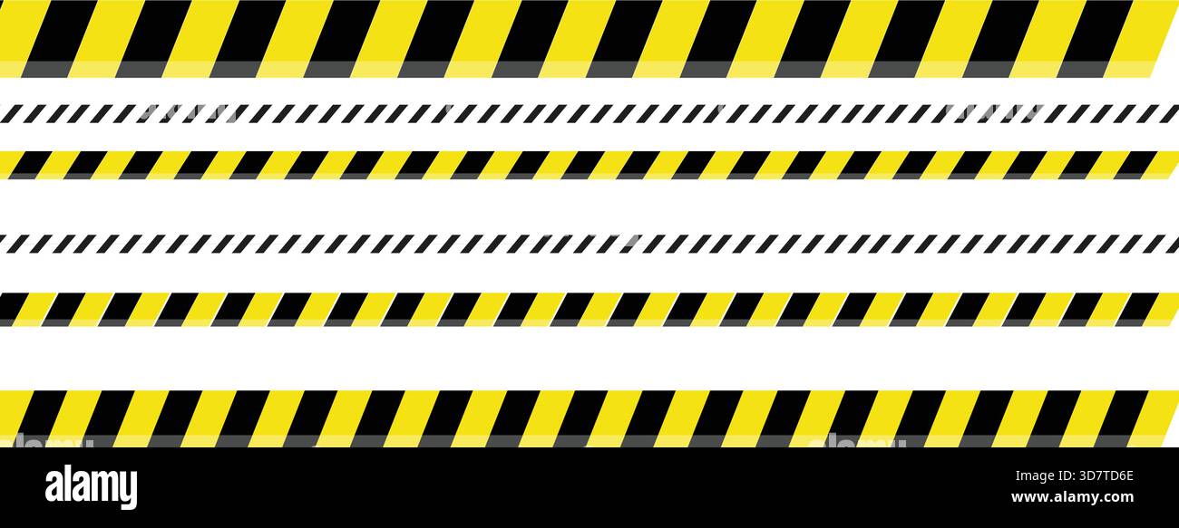 Caution tape set on Stock Vector Images - Alamy