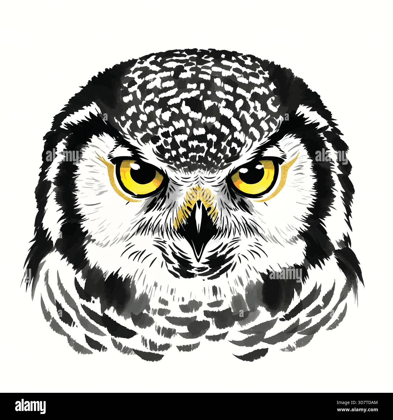 Intense white eyes Cut Out Stock Images & Pictures - Alamy