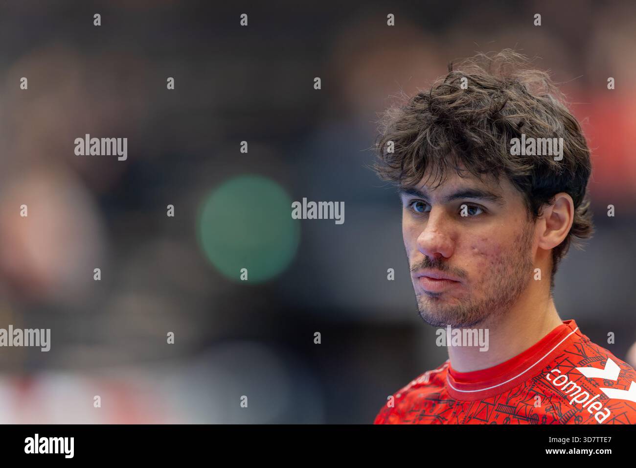 Aalborg, Denmark. 26th, November 2025. Marinus Munk of Aalborg Handball ...