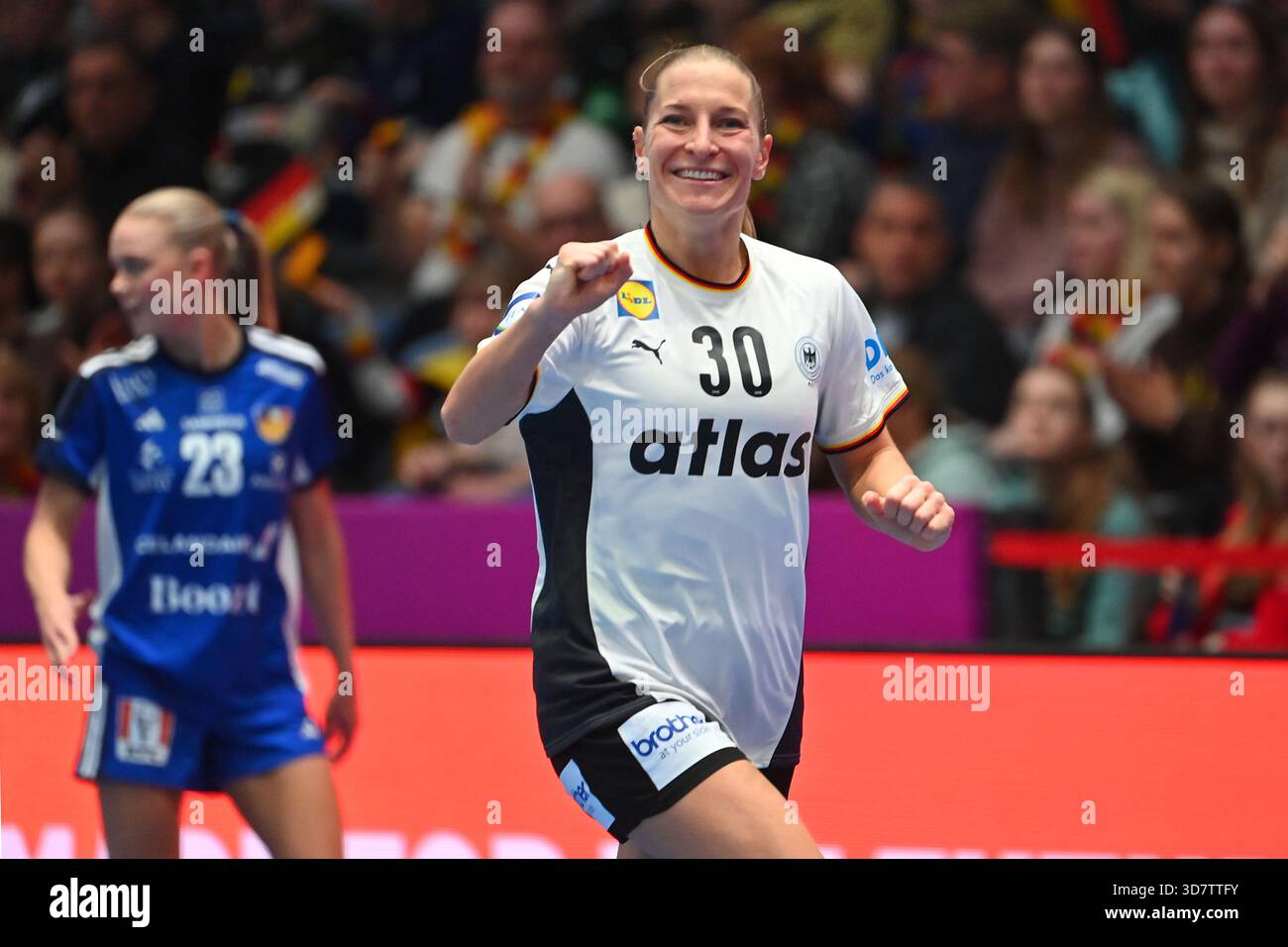 Jenny BEHREND (GER), Cheering, joy, enthusiasm, Action, single shot ...