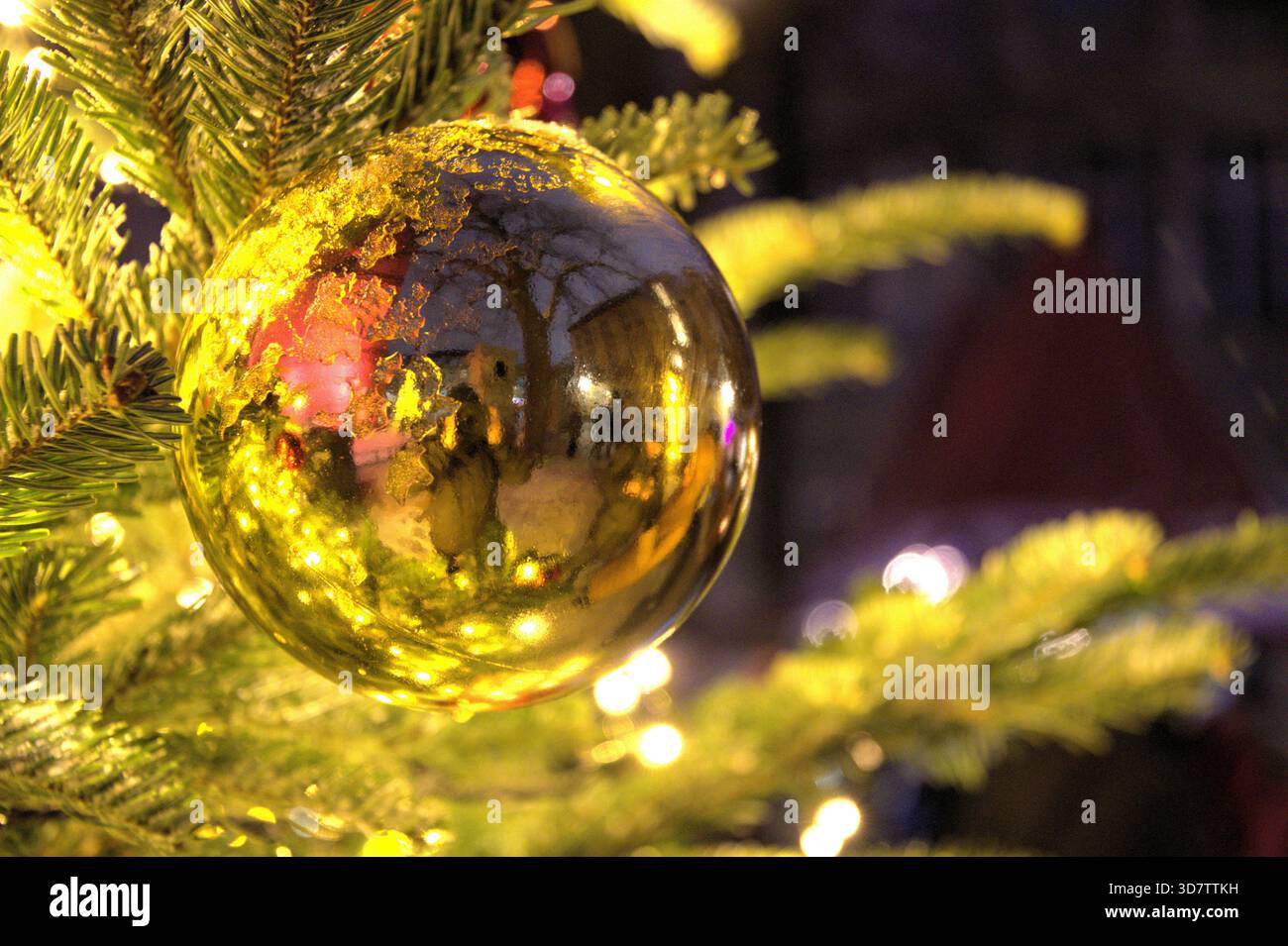 Christmas tree new years decorations hi-res stock photography and ...