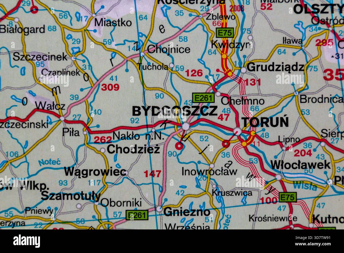 Map of torun hi-res stock photography and images - Alamy