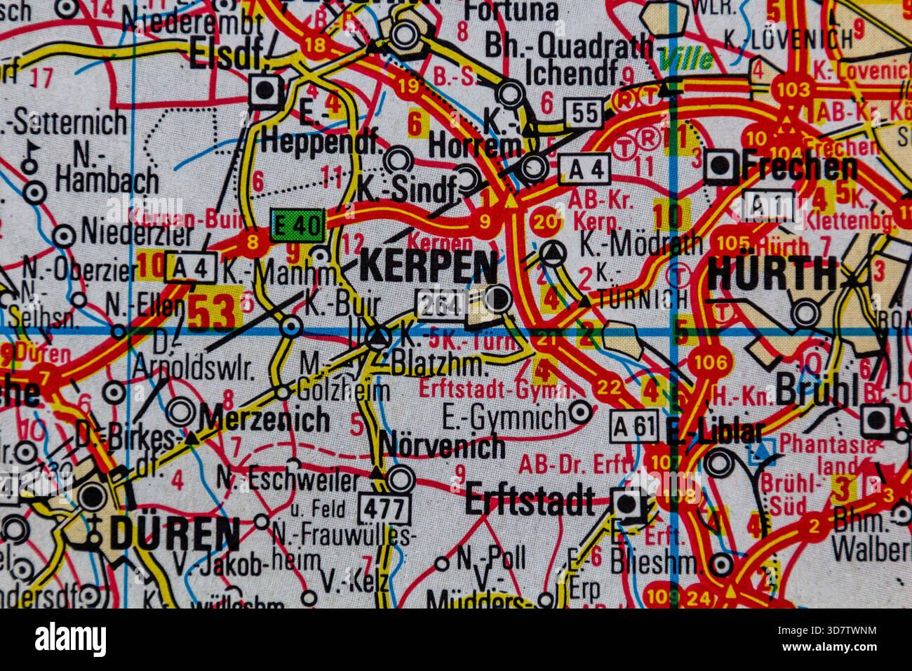 Hurth map hi-res stock photography and images - Alamy