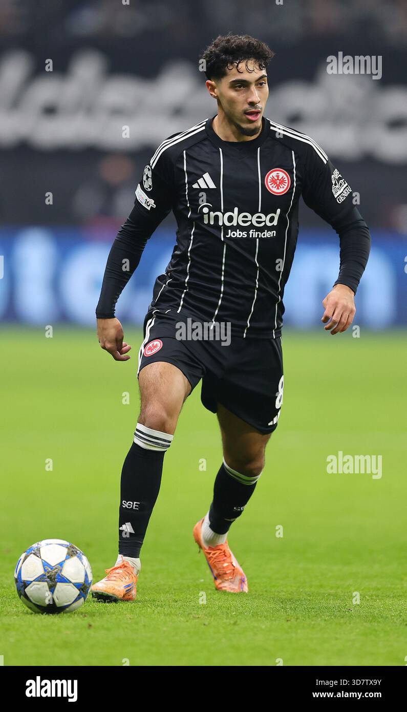 Fares Chaibi (Frankfurt) Frankfurt, November 26, 2025, Soccer, UEFA ...