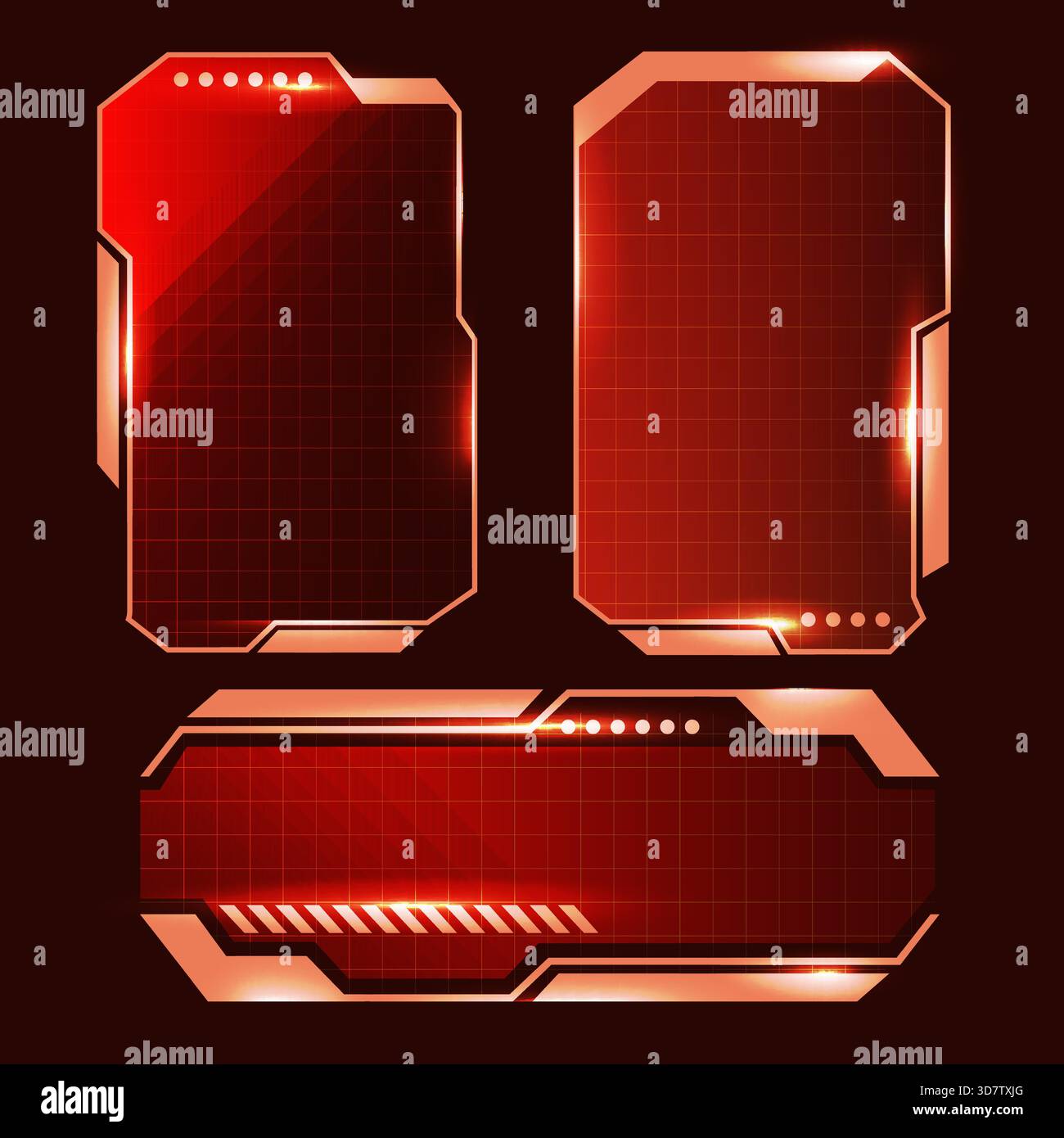 Screen sci fi computer Stock Vector Images - Alamy