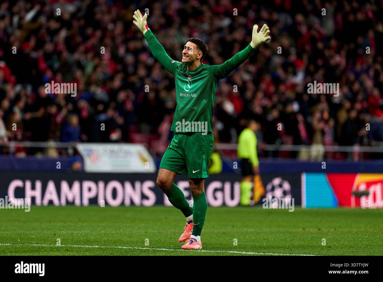 Juan Musso of Atletico de Madrid during the UEFA Champions League match ...