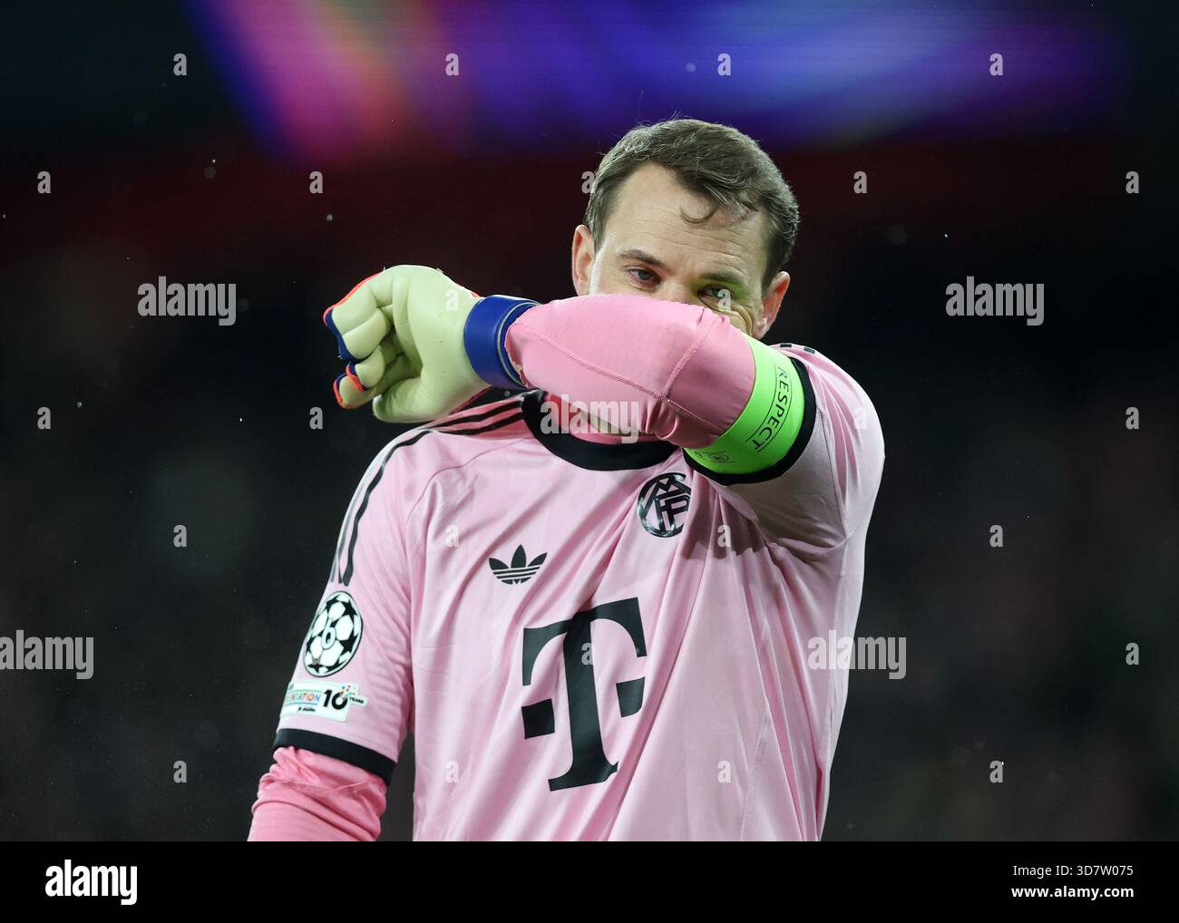 London, England, 26th November 2025. Manuel Neuer of Bayern Munich ...