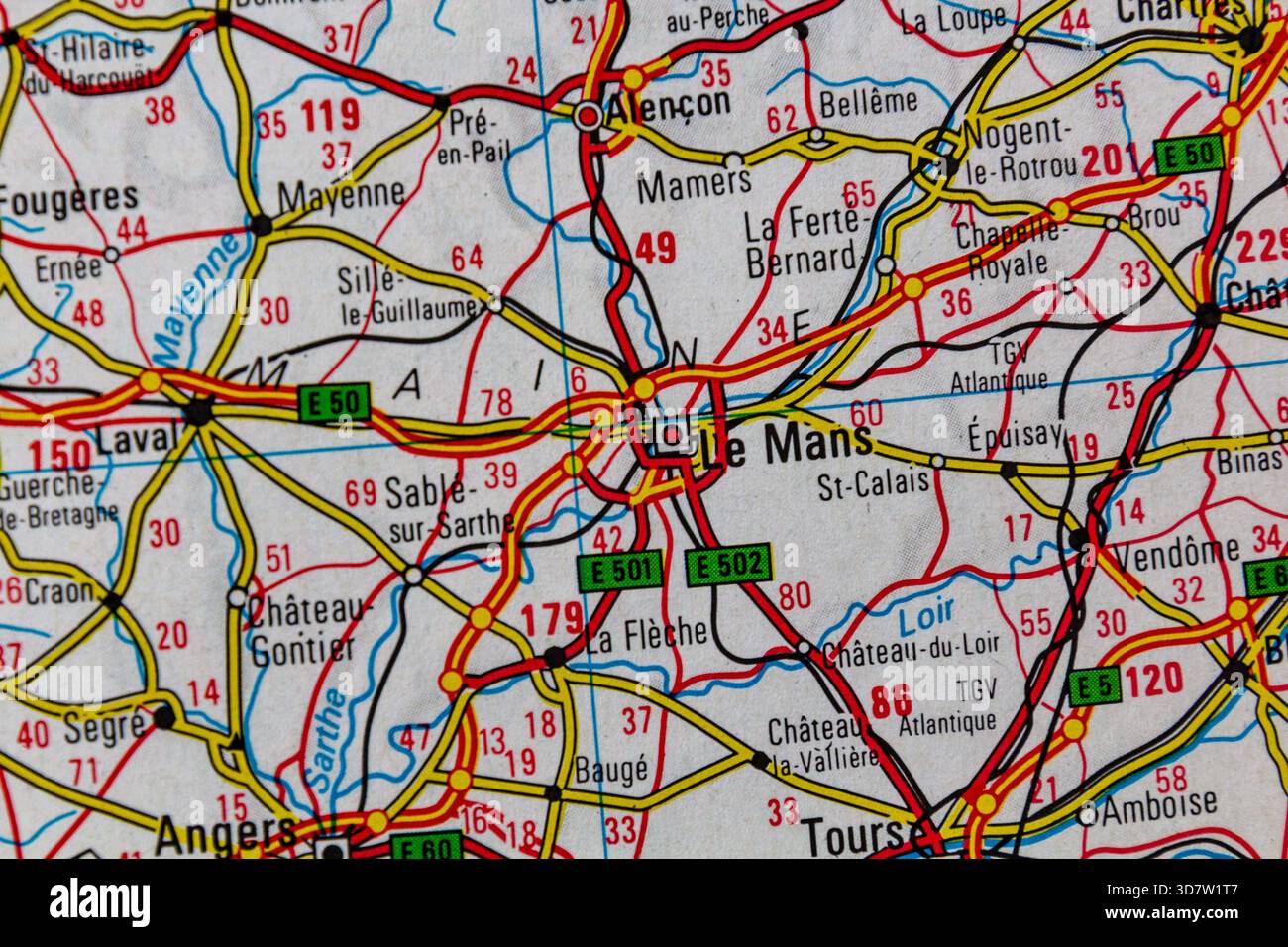 Symbol map city le hi-res stock photography and images - Alamy