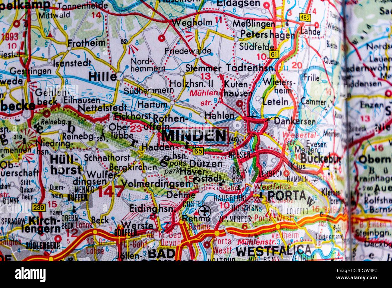 Map of minden hi-res stock photography and images - Alamy