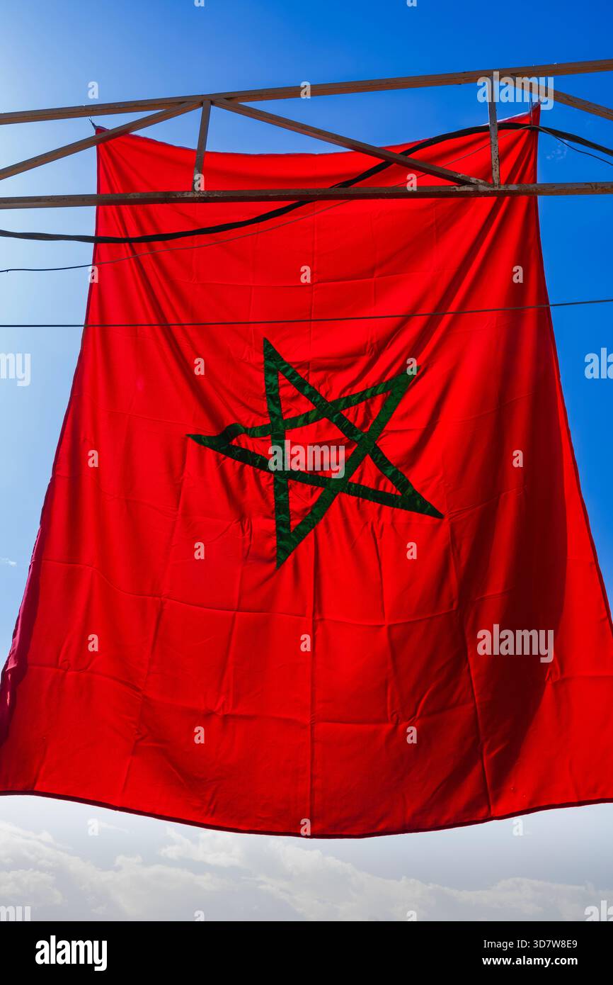 Minimalist morocco flag hi-res stock photography and images - Alamy