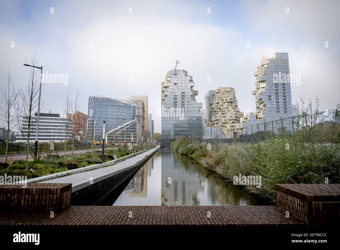 AMSTERDAM - Offices on the South Axis. ANP / Hollandse Hoogte / Robin Utrecht netherlands out ...