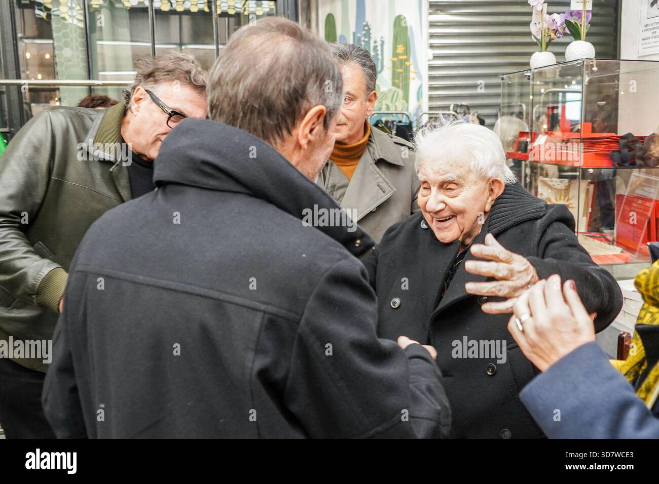 MILAN - Inauguration of Don Antonio Mazzi's "Solidarity Space" at the ...