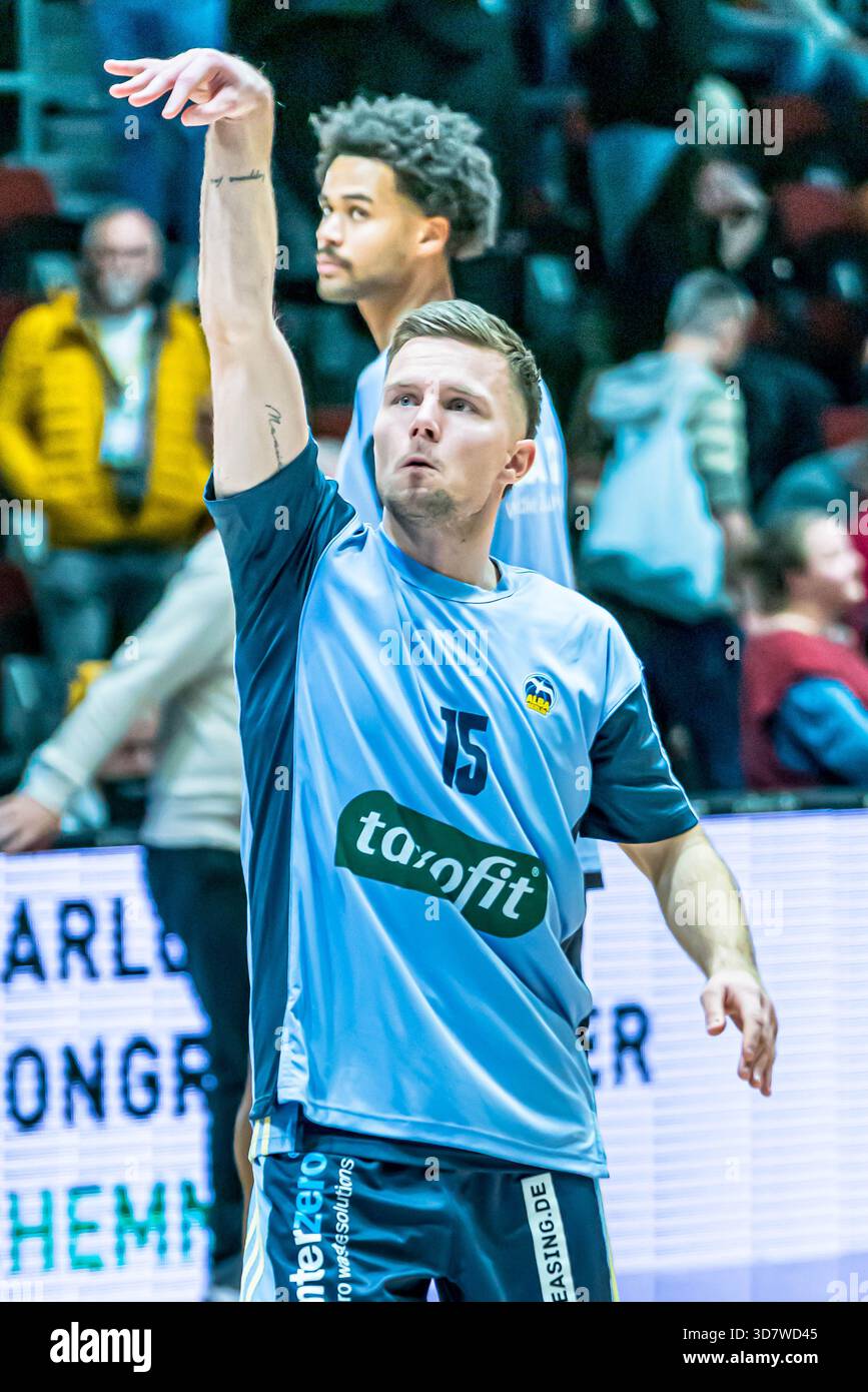 Chemnitz, Germany November 23, 2025: 1.BBL - 2025/2026 - Niners ...