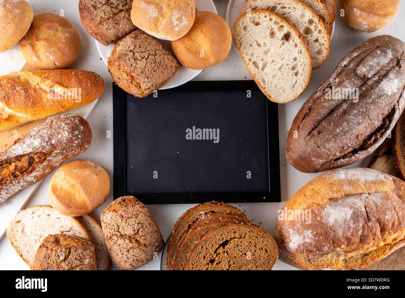 Set of various Prebiotic Bread with live bacteria, prebiotics, fiber ...