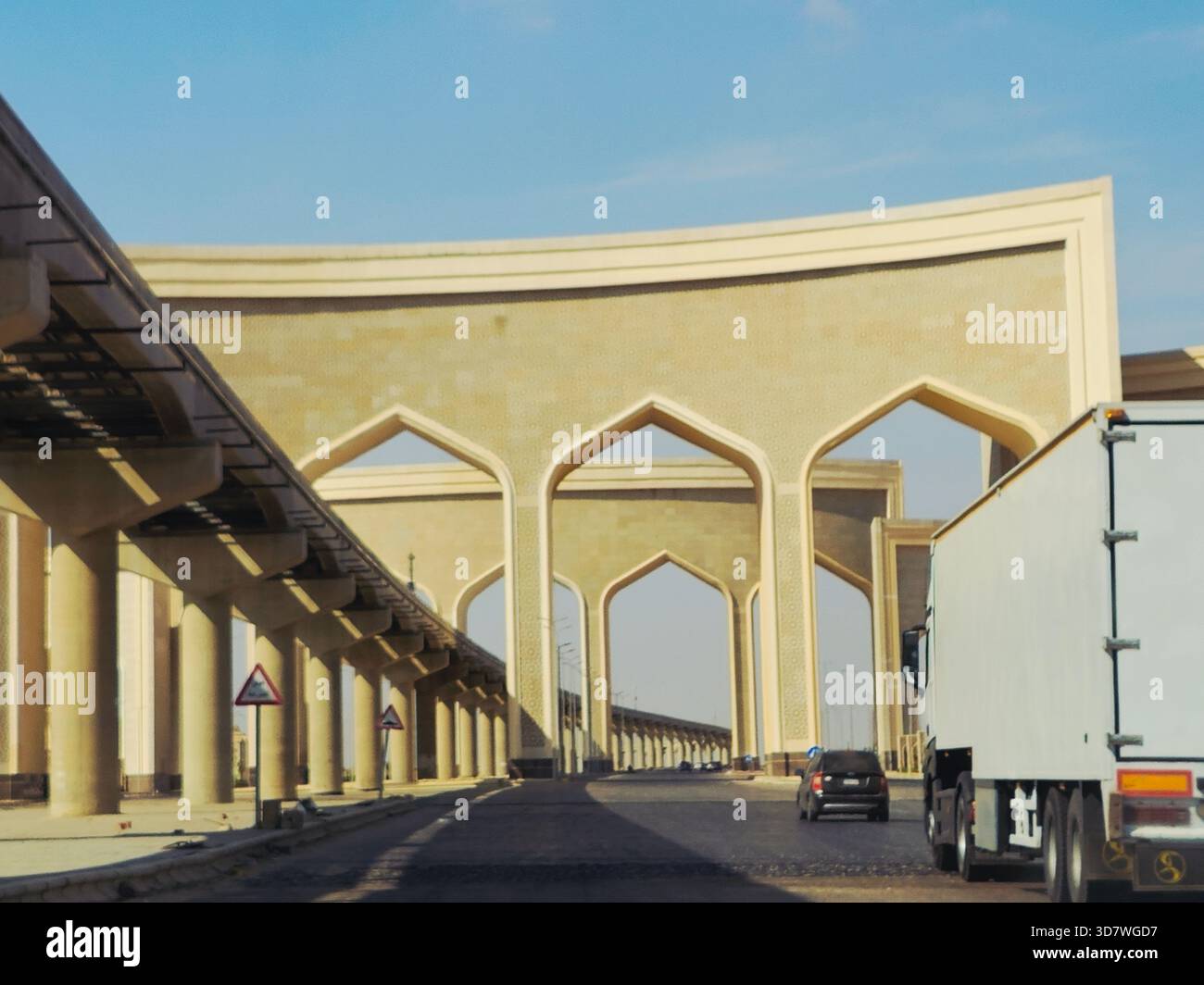 Cairo, Egypt, November 8 2025: The gates of The New Administrative ...
