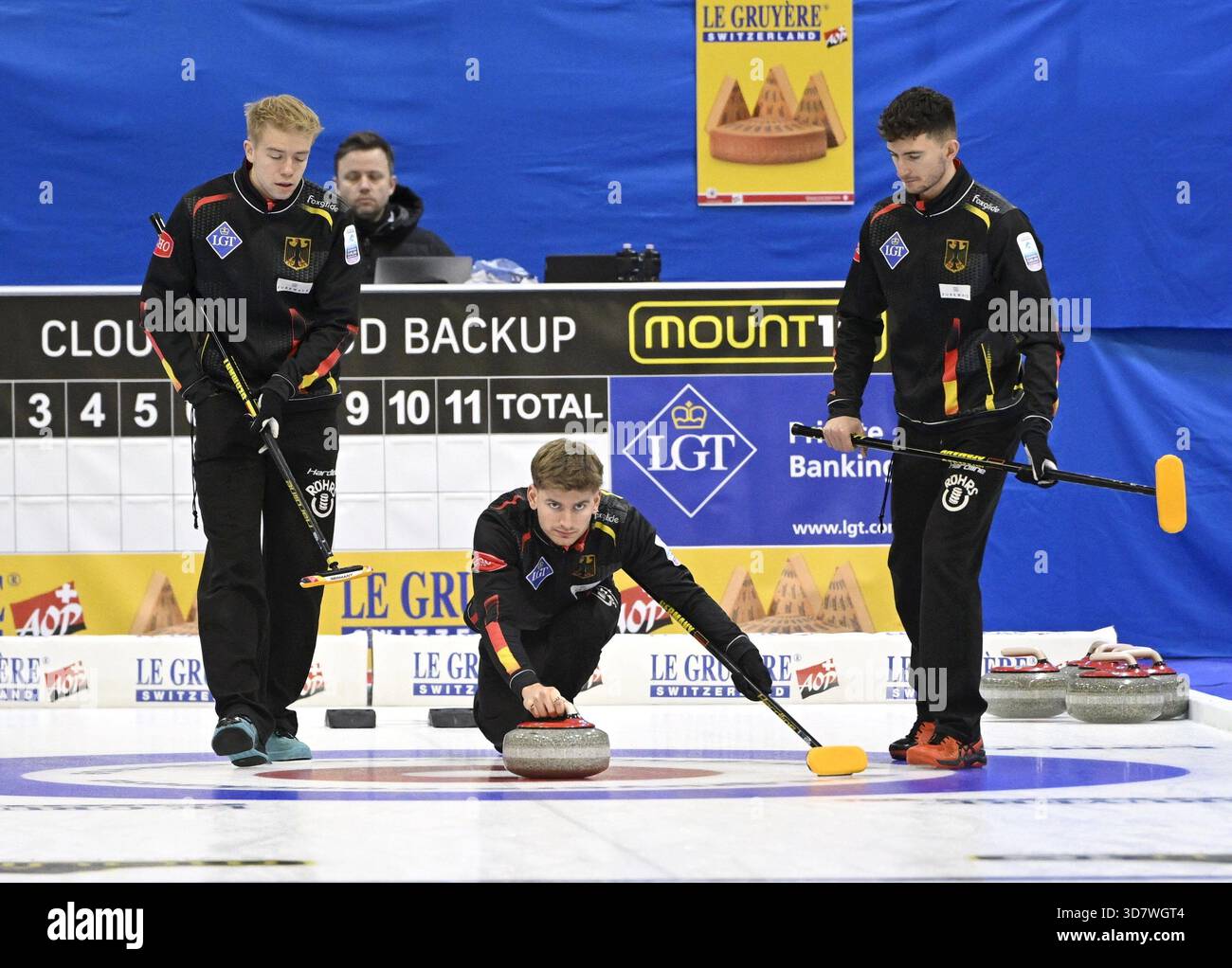 Team Germany in action during the 2025 European Curling Championships ...