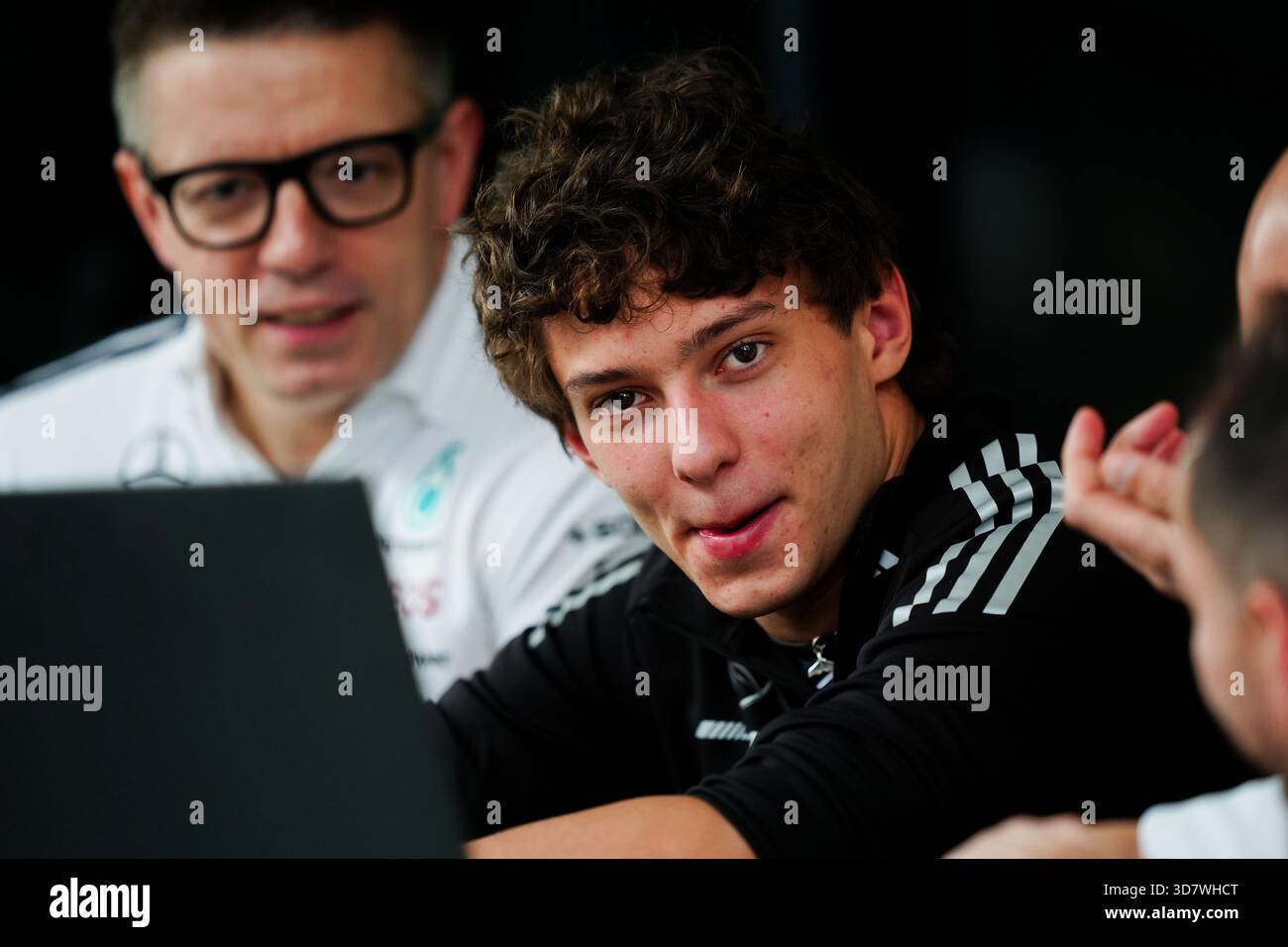 Mercedes driver Andrea Kimi Antonelli at the Lusail International ...