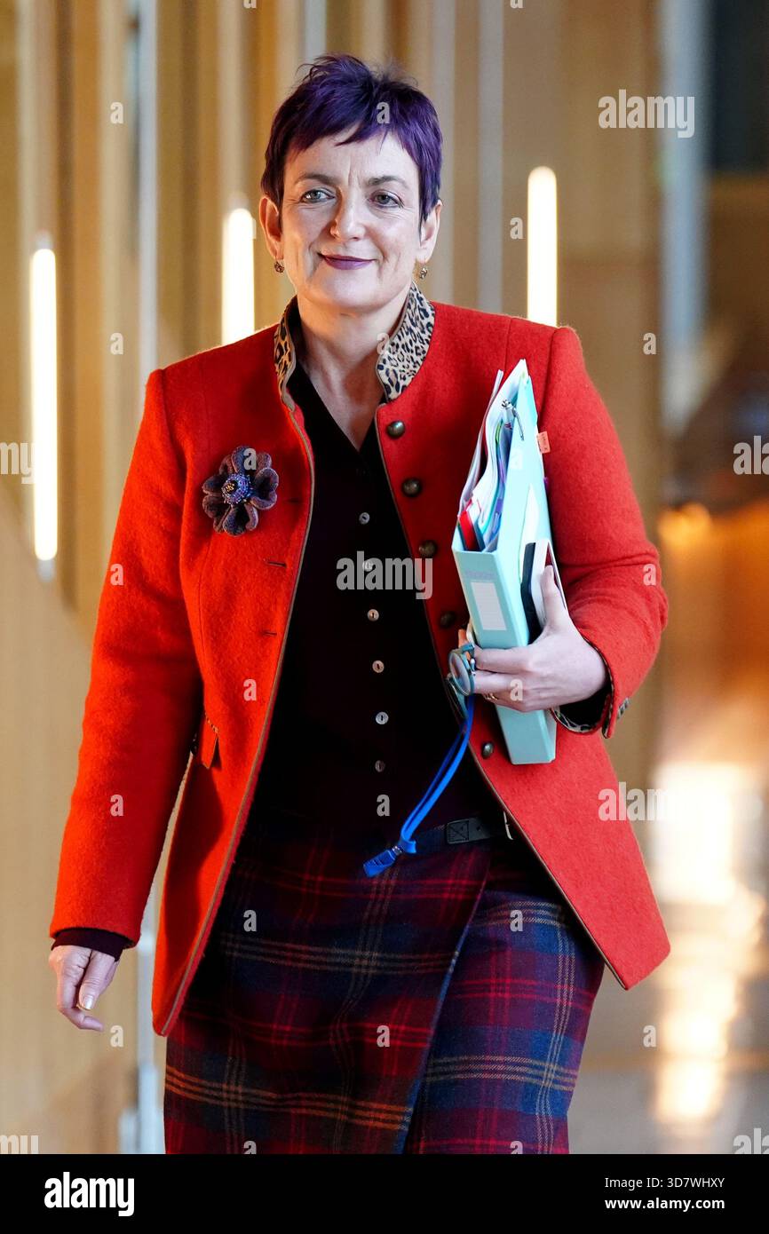 Minister for Justice and Home Affairs Angela Constance arrives for ...