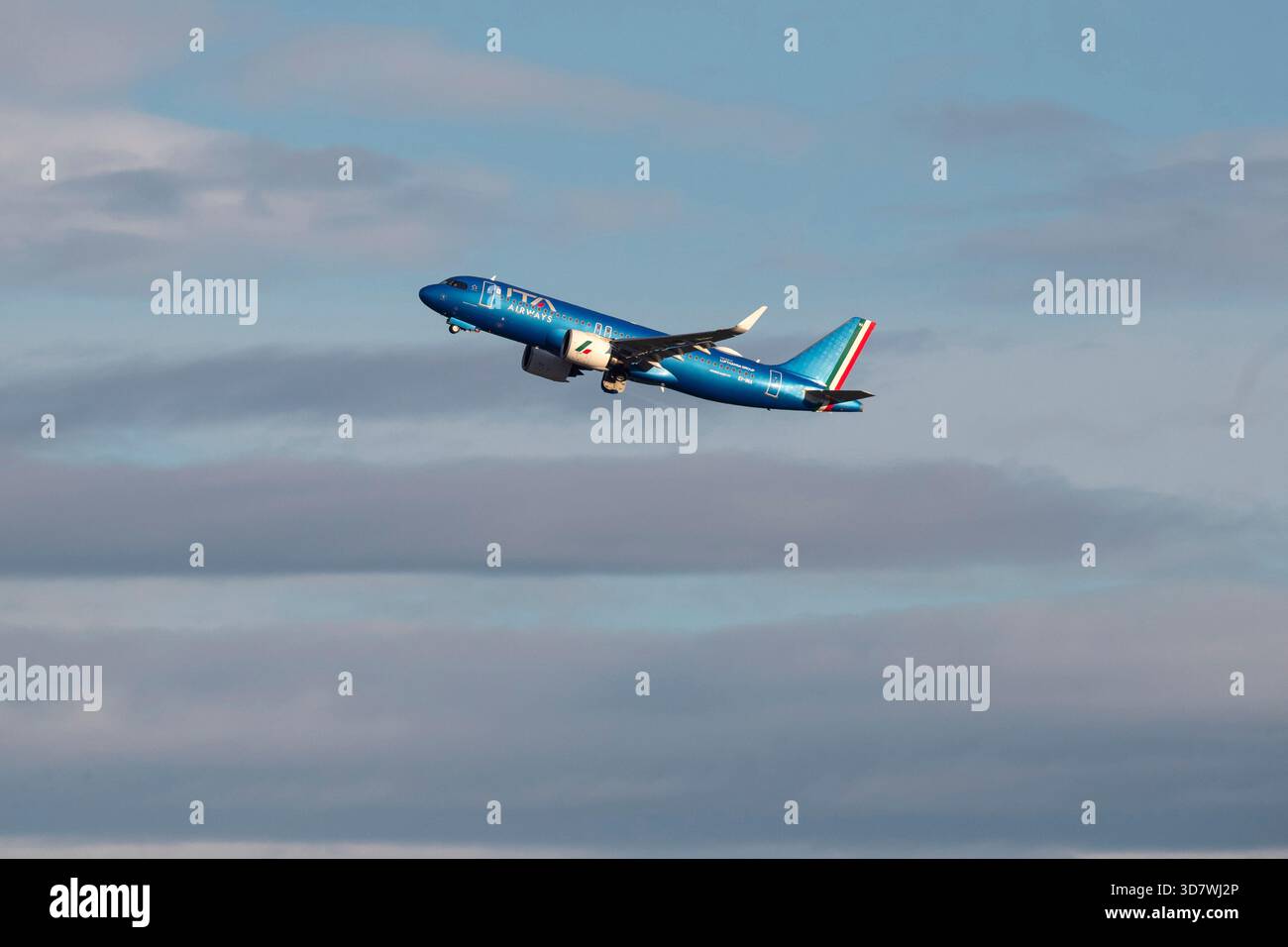 The papal flight departs from Rome's Fiumicino Airport for Pope Leo XIV ...