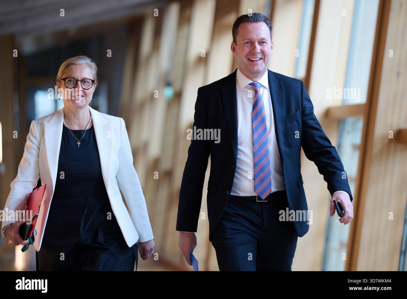 Edinburgh Scotland, UK 27 November 2025. Rachael Hamilton and Scottish ...